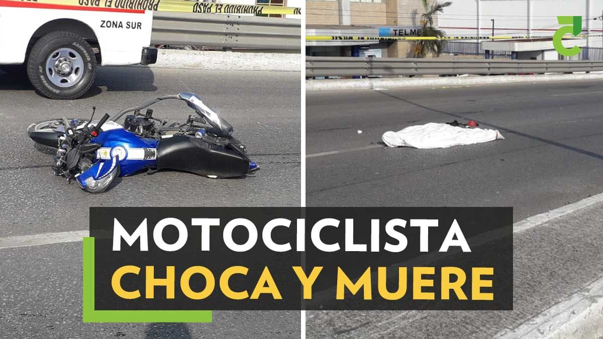 Motociclista Choca Y Muere