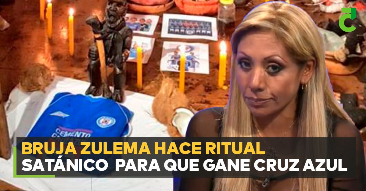 Bruja Zulema hace ritual Satánico para que gane Cruz Azul