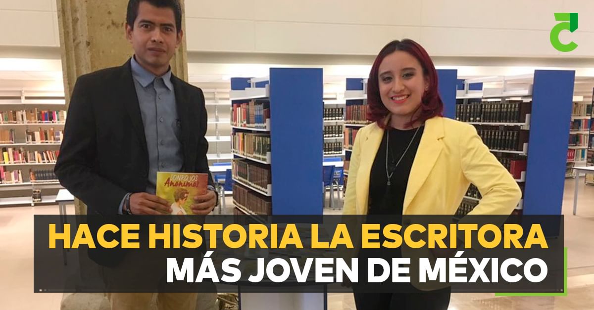 Hace historia la escritora más joven de México