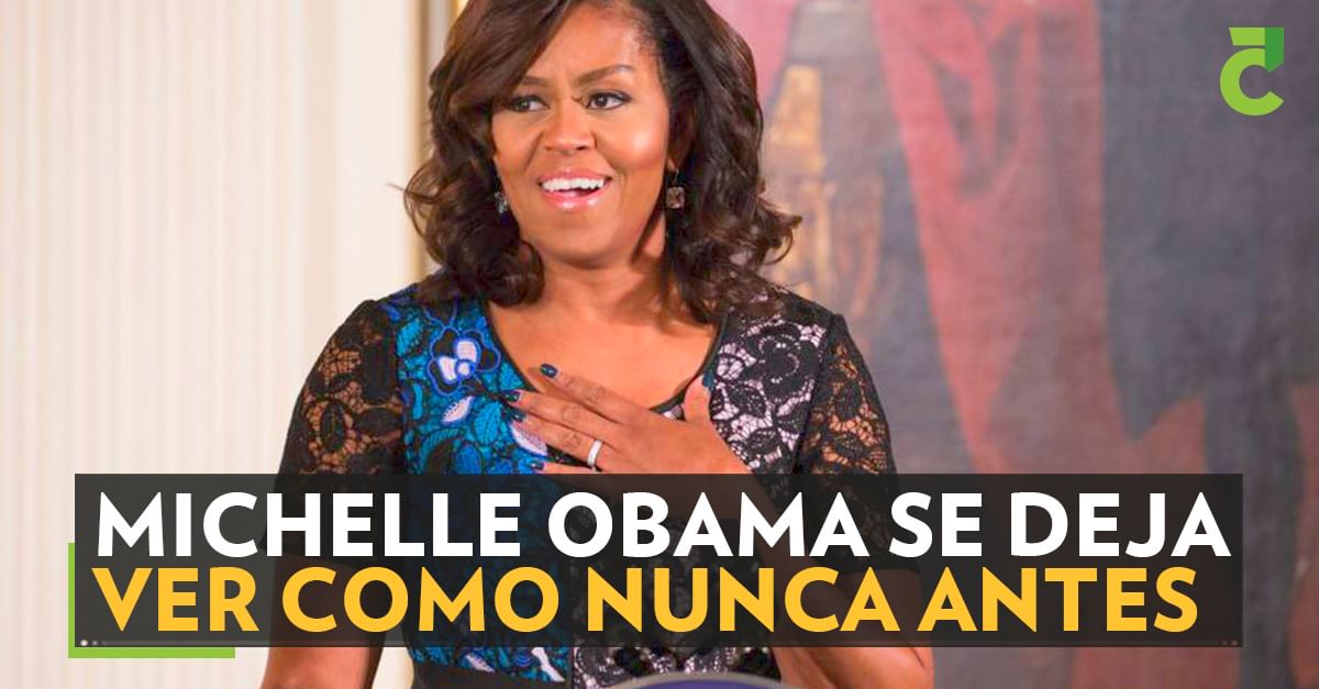 Michelle Obama se deja ver como nunca antes