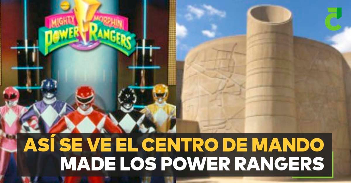 Así se ve el centro de mando de los Power Rangers