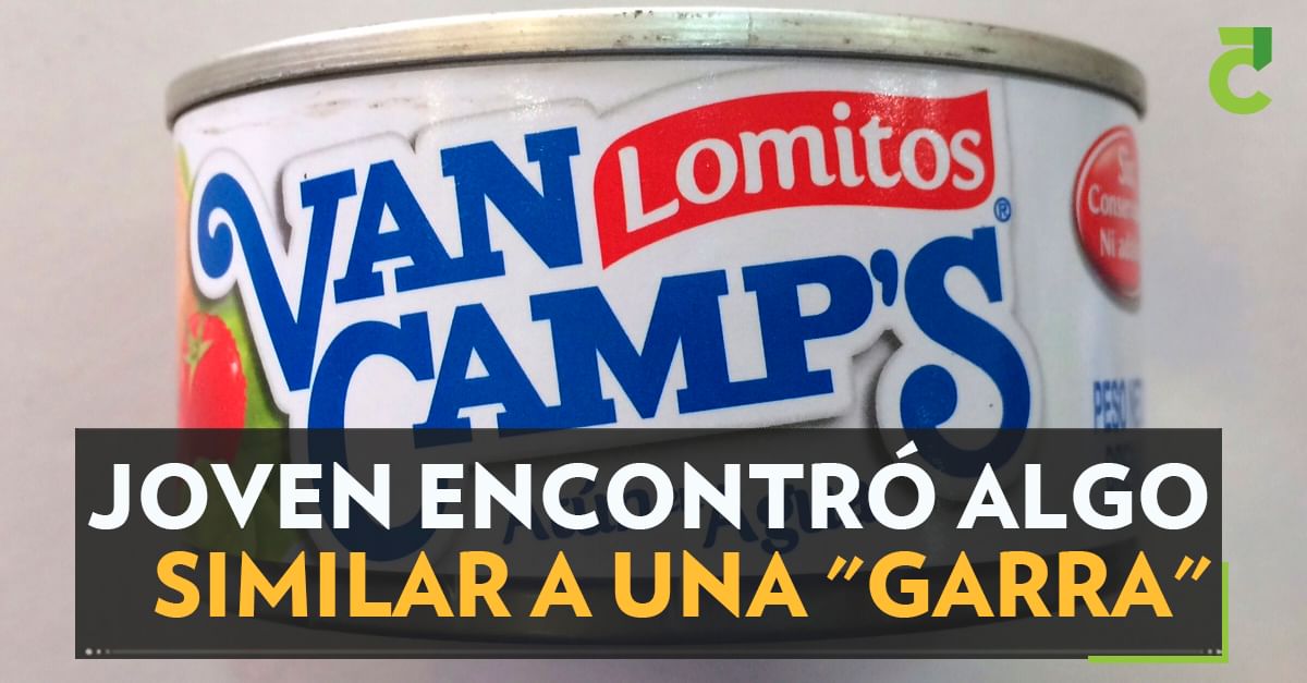 Este joven encontró algo similar a una "garra" de 6 dedos en su lata de ...