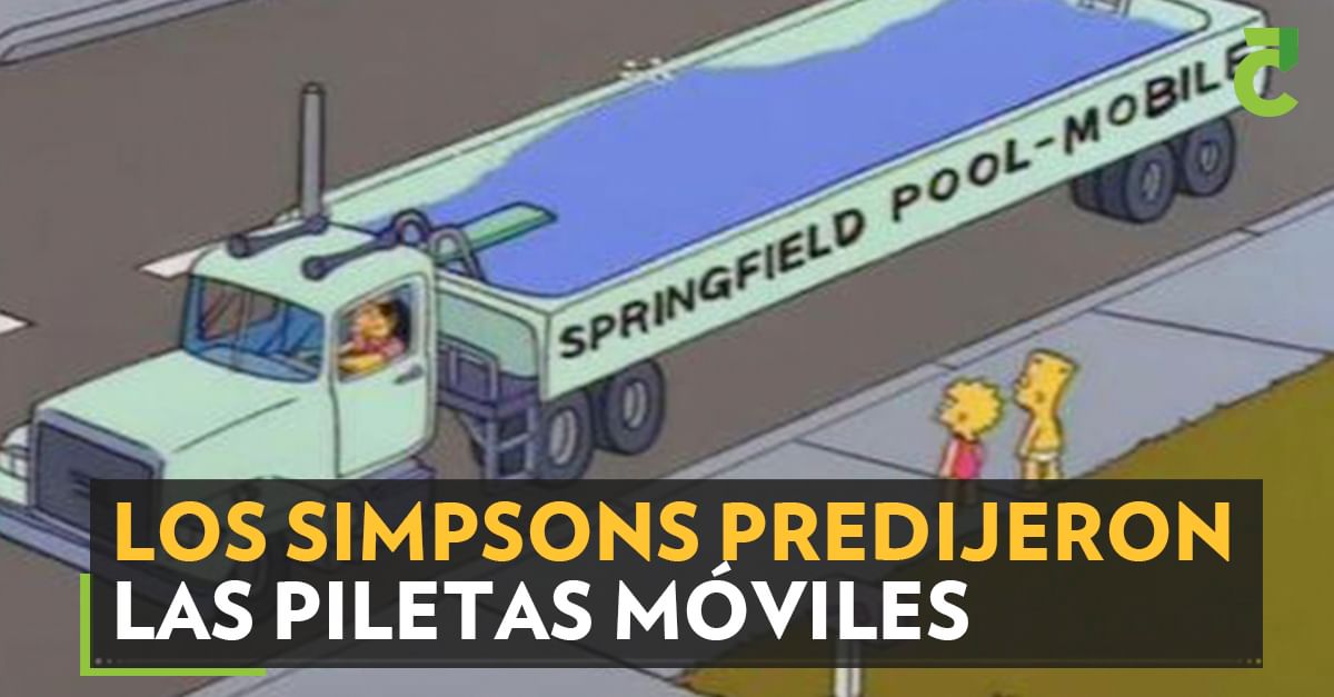 Los Simpsons predijeron: piletas móviles