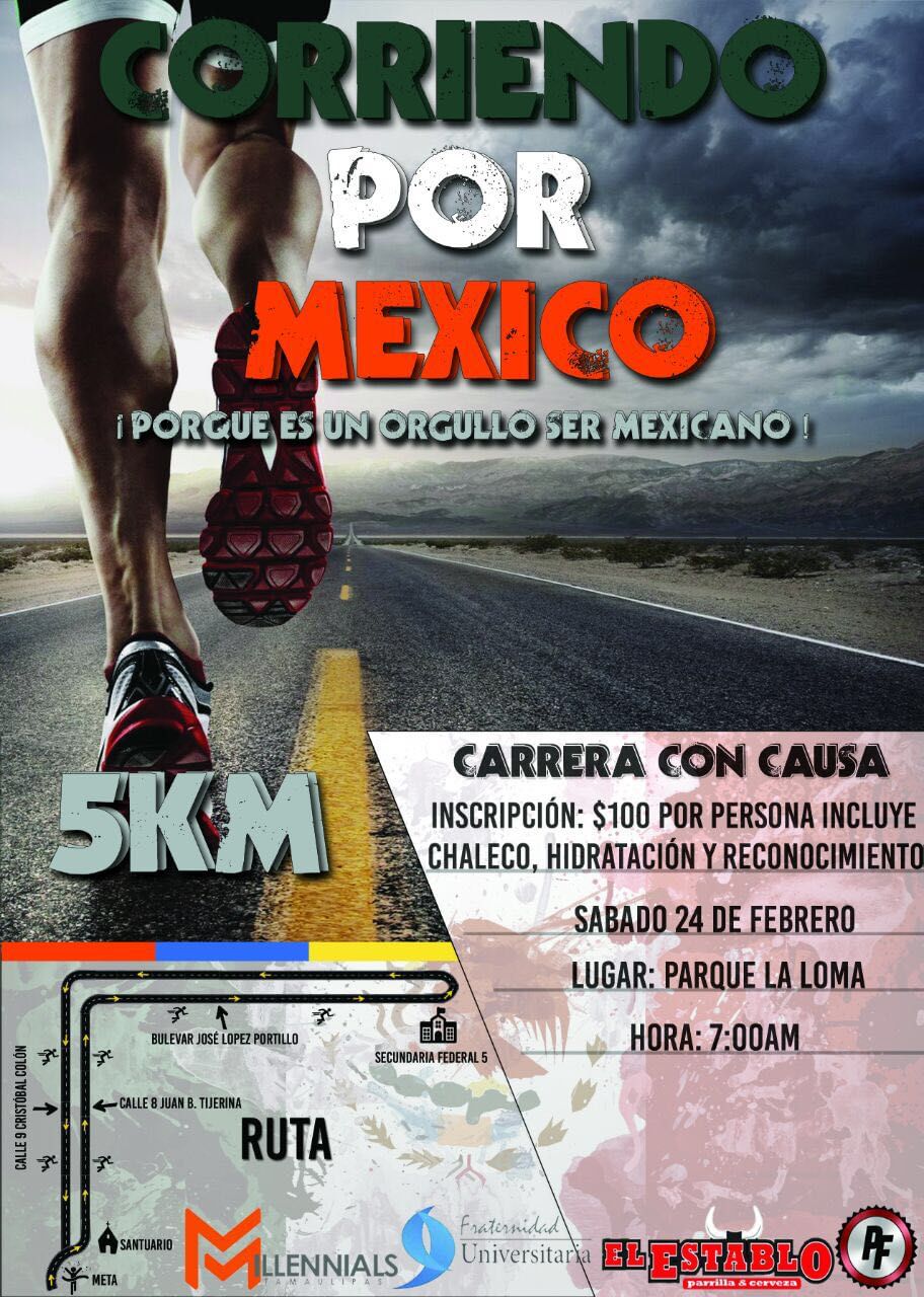 Presentan carrera “Corriendo por México”