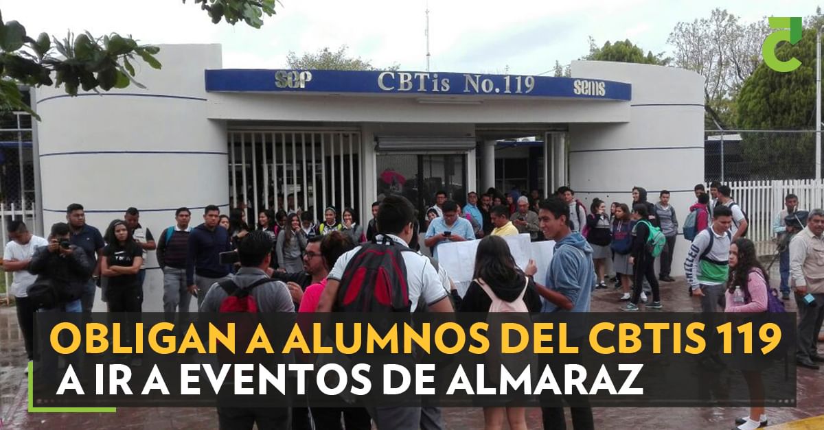 Obligan a alumnos del CBTis 119 a ir a eventos de Almaraz