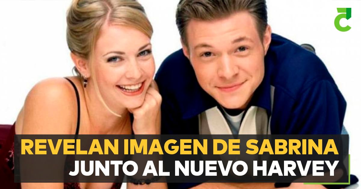 Revelan imagen de Sabrina junto al nuevo Harvey