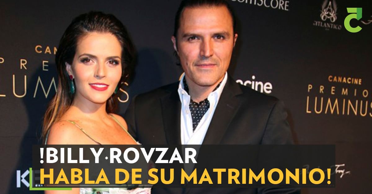 ¡Billy Rovzar responde si cree durar casado con Claudia Álvarez!