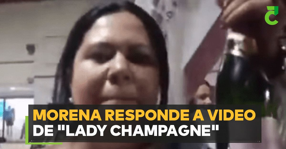 Morena responde a video de "Lady Champagne"