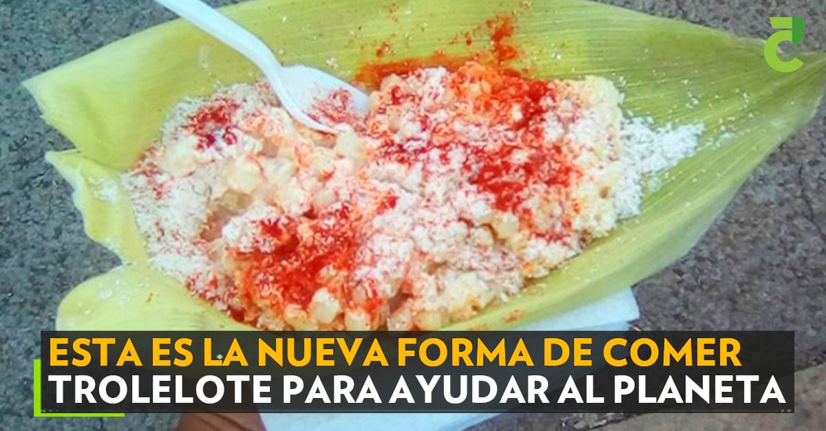 Esta es la nueva forma de comer trolelote para ayudar al planeta