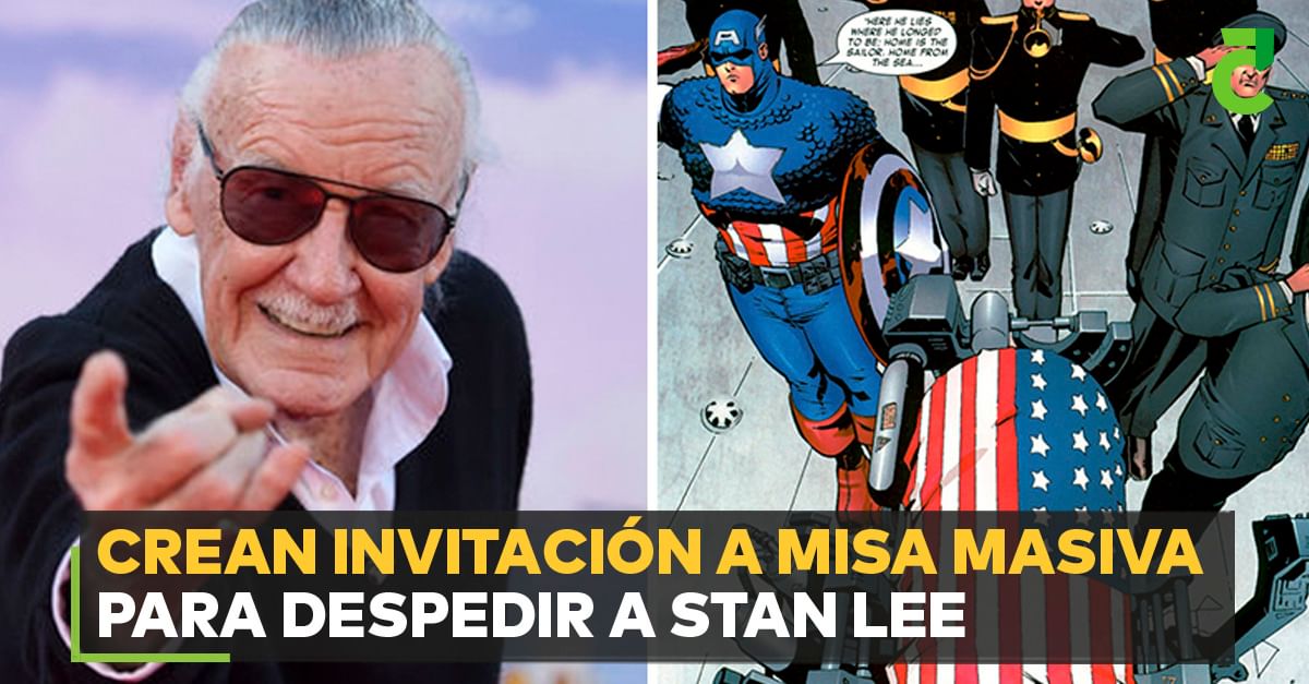 Crean invitación a misa masiva para despedir a Stan Lee