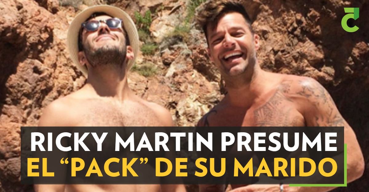 Ricky Martin presume el “pack” de su marido