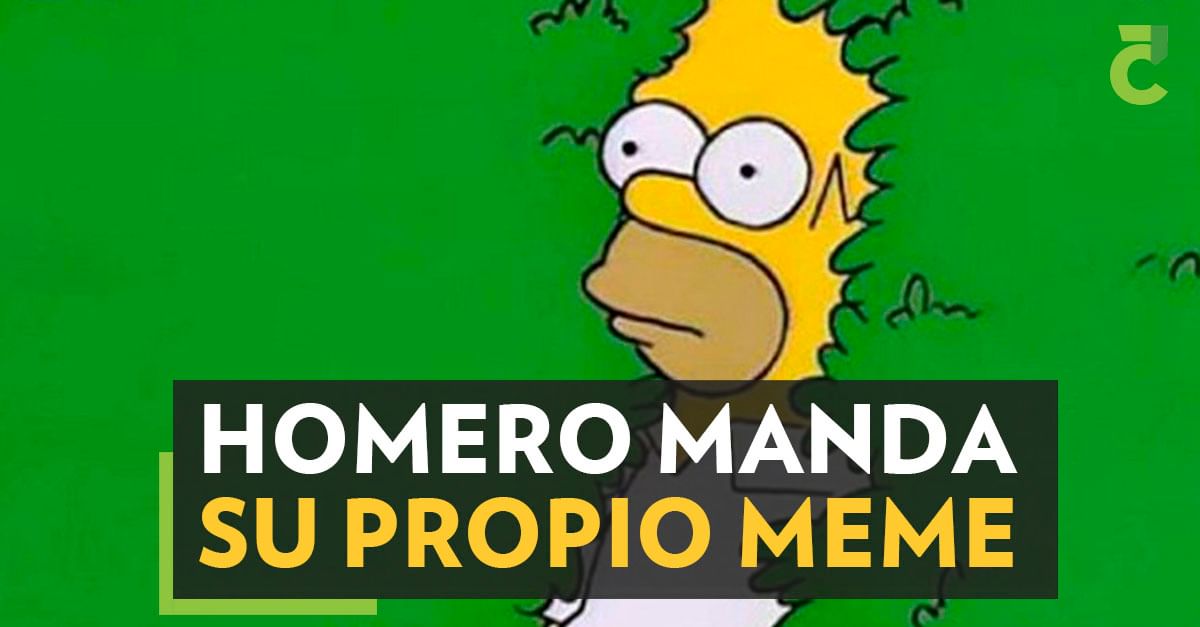 Homero manda su propio meme