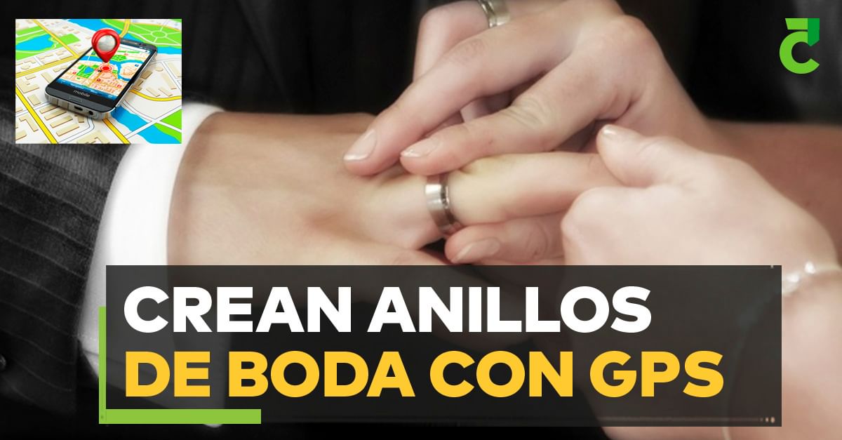 Crean anillos de boda con GPS