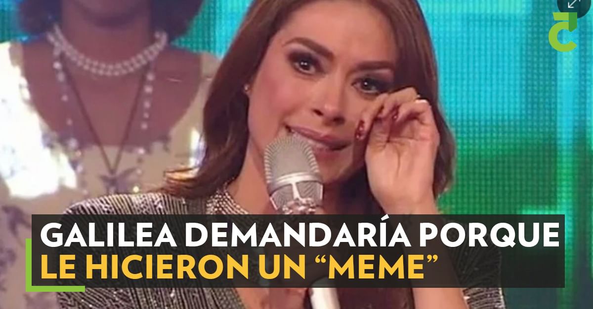 Galilea demandará porque le hicieron un “meme”