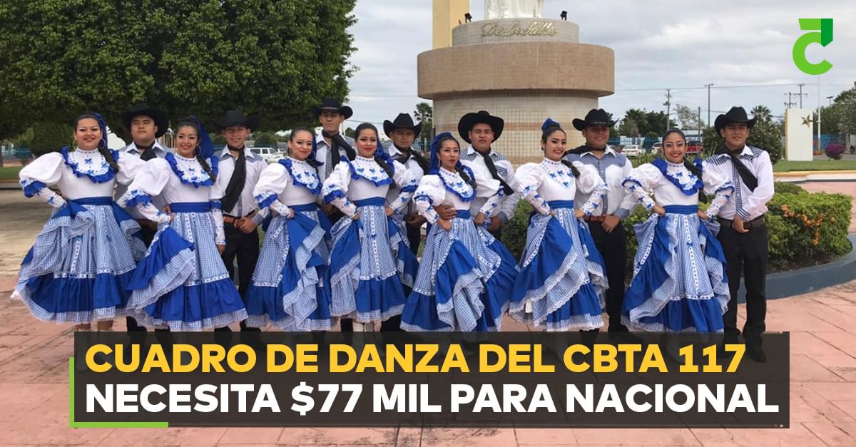 Cuadro de Danza del CBTA 117 necesita $77 mil para Nacional