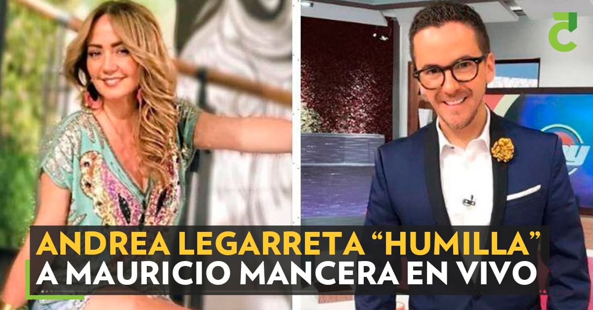 Andrea Legarreta “humilla” a Mauricio Mancera en vivo