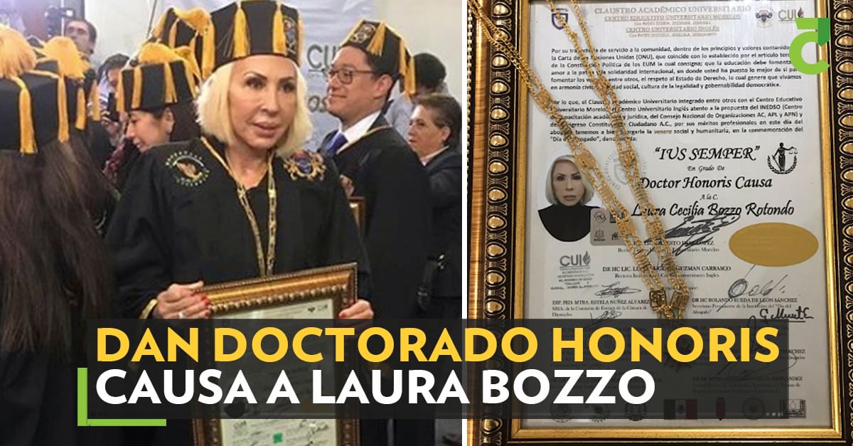 Dan Doctorado Honoris Causa a Laura Bozzo