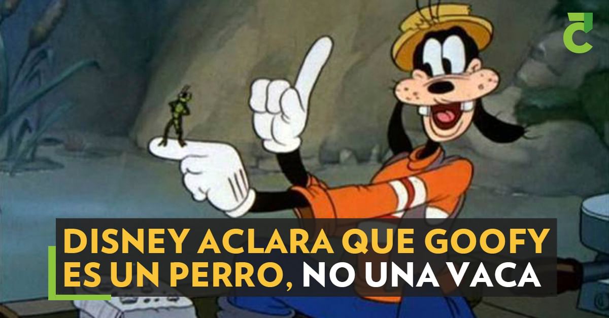 Disney aclara que Goofy es un perro, no una vaca