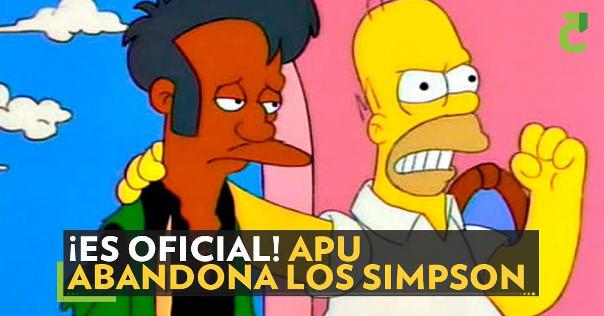 ¡Es oficial! Apu abandona Los Simpson