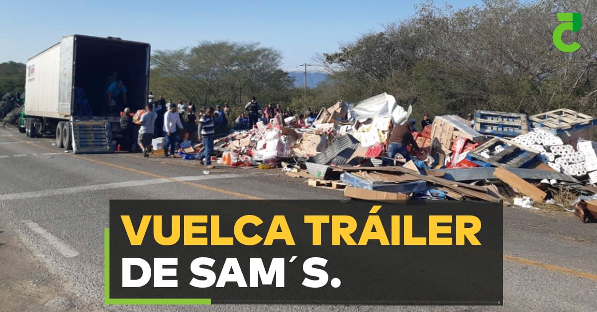 Vuelca tráiler de Sam´s