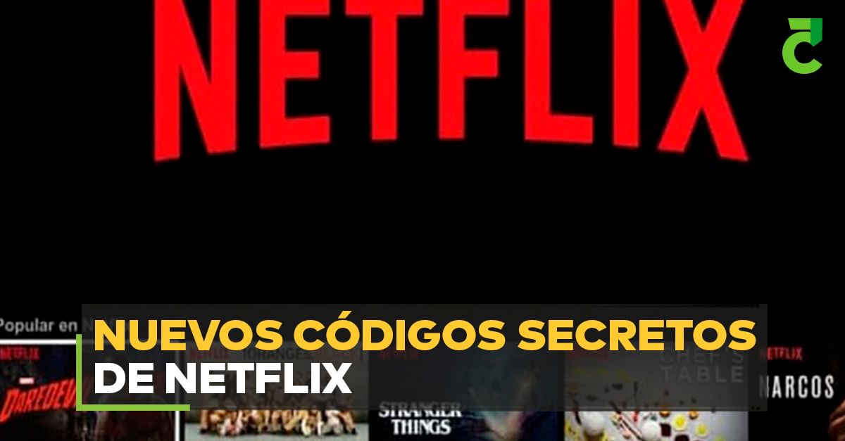 nuevos códigos secretos de Netflix
