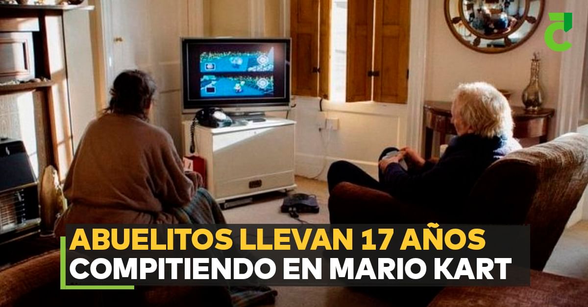 Abuelitos llevan 17 años compitiendo en Mario Kart