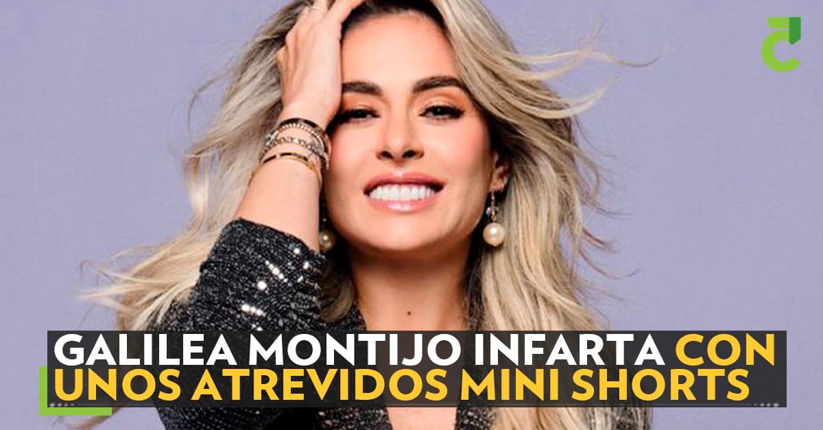 Galilea Montijo infarta con unos atrevidos mini shorts