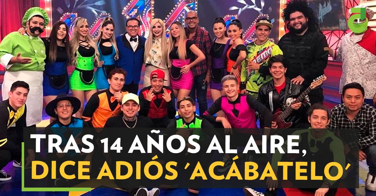 Tras 14 años al aire, dice adiós 'Acábatelo'