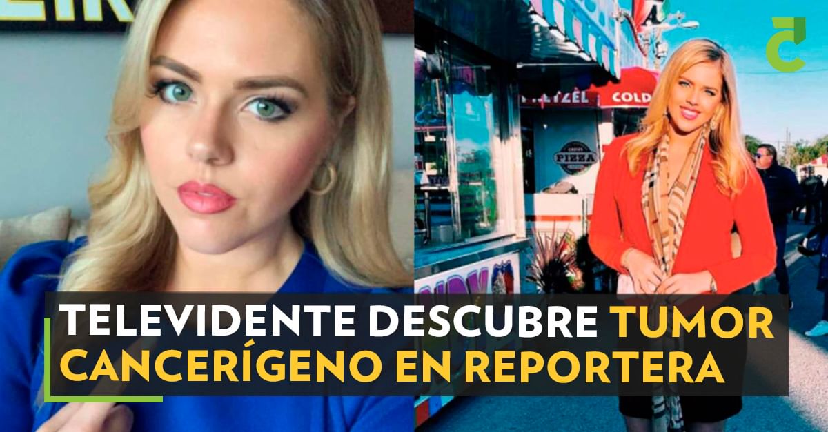 Televidente descubre tumor cancerígeno en reportera