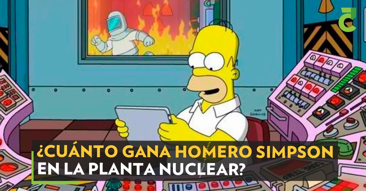 ¿Cuánto gana Homero Simpson en la planta nuclear?