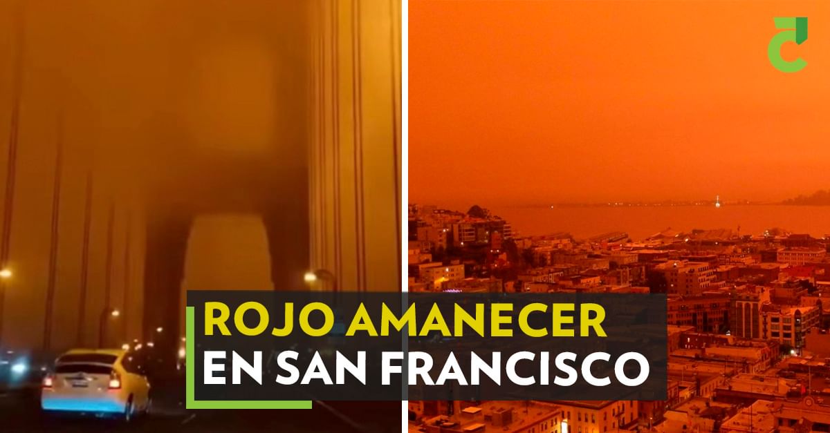 ROJO AMANECER EN SAN FRANCISCO