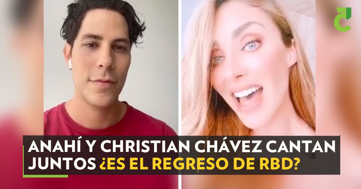Anahí y Christian Chávez cantan juntos ¿Es el regreso de RBD?