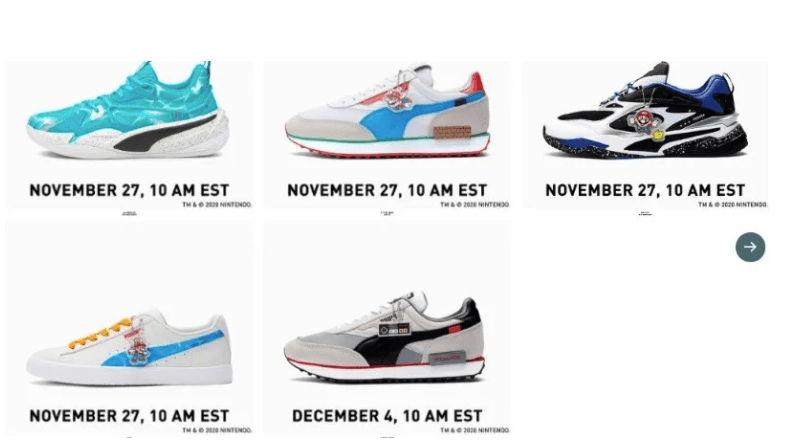 Puma tendrá colección inspirada en Mario Bros.