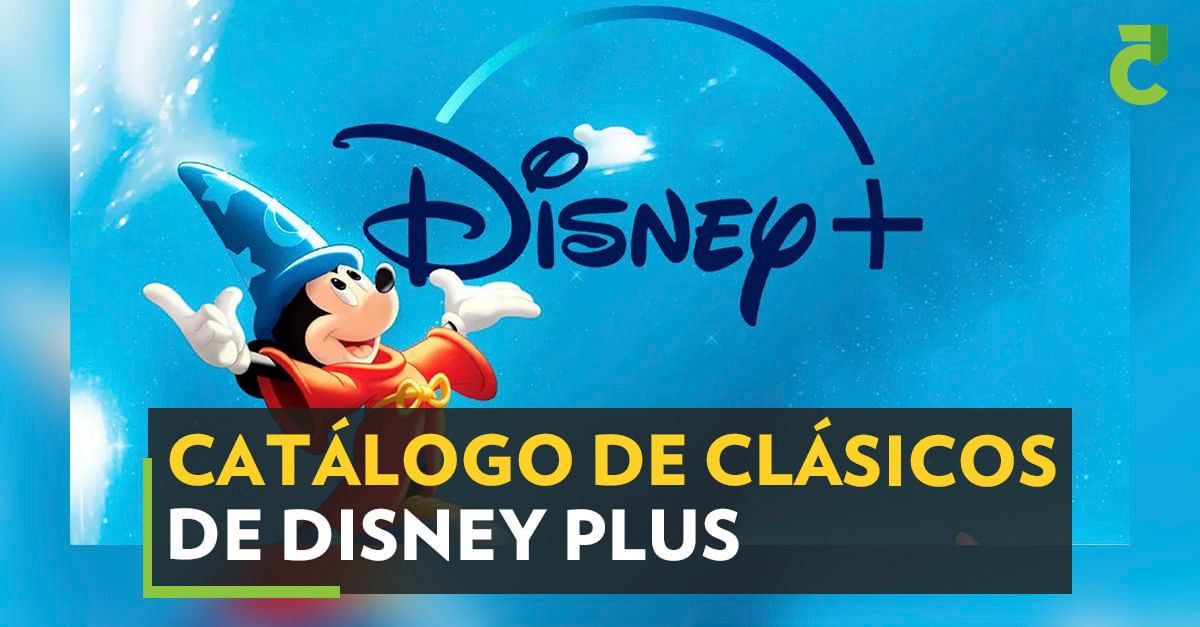 Catálogo de clásicos de Disney Plus
