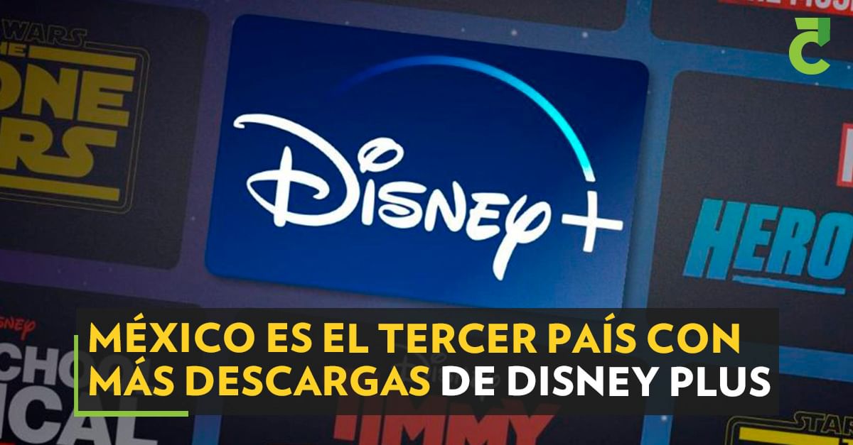 México es el tercer país con más descargas de Disney Plus