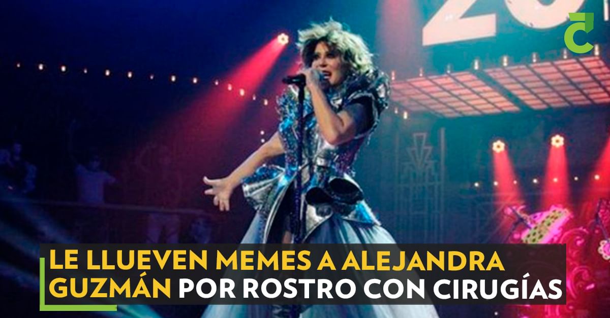 Le llueven memes a Alejandra Guzmán por rostro con cirugías