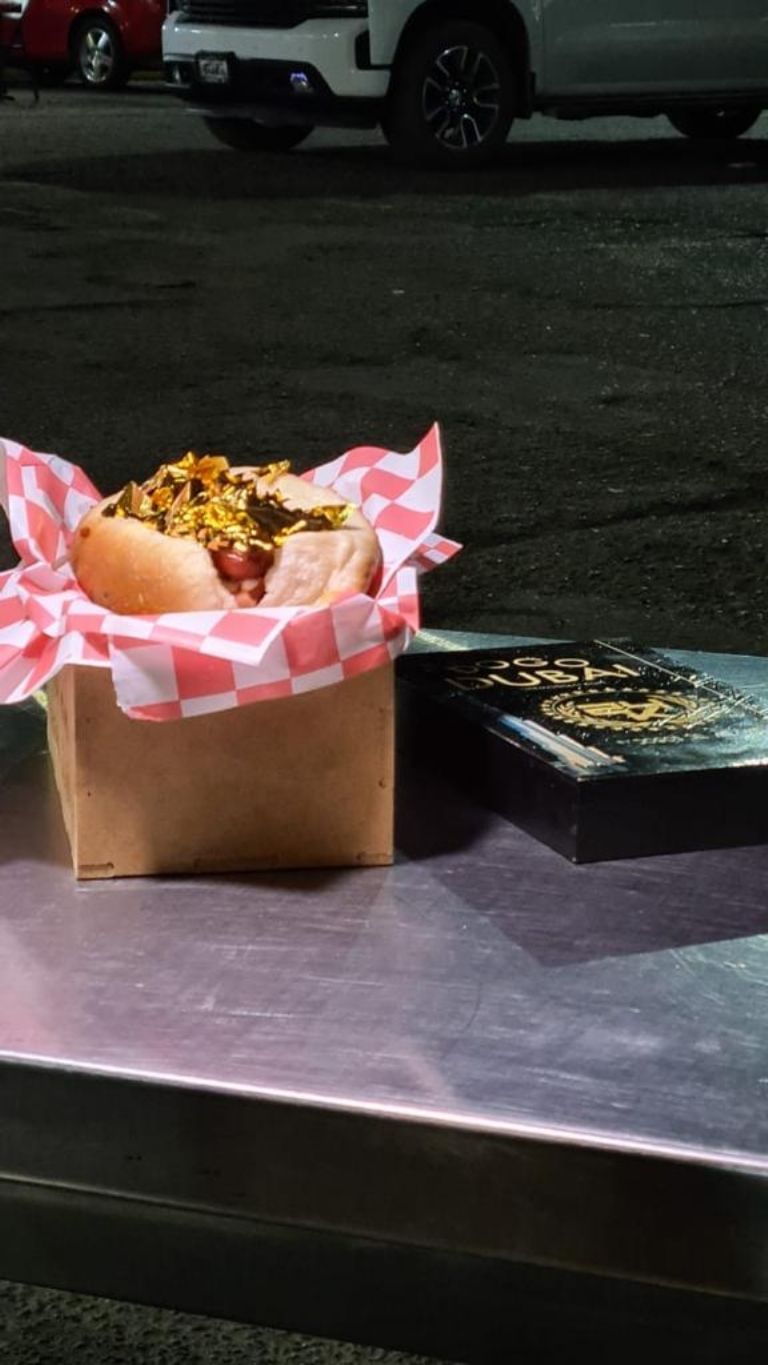 Crean en Hermosillo un Hot Dog con oro