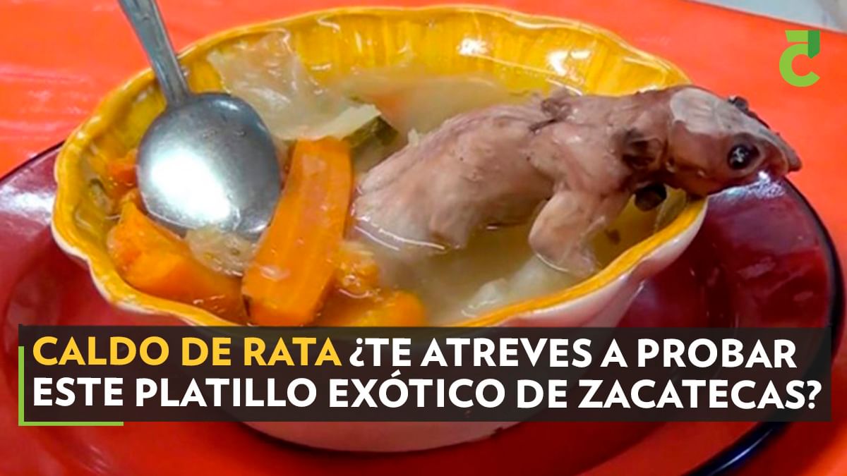 Caldo de rata ¿Te atreves a probar este platillo exótico de Zacatecas?