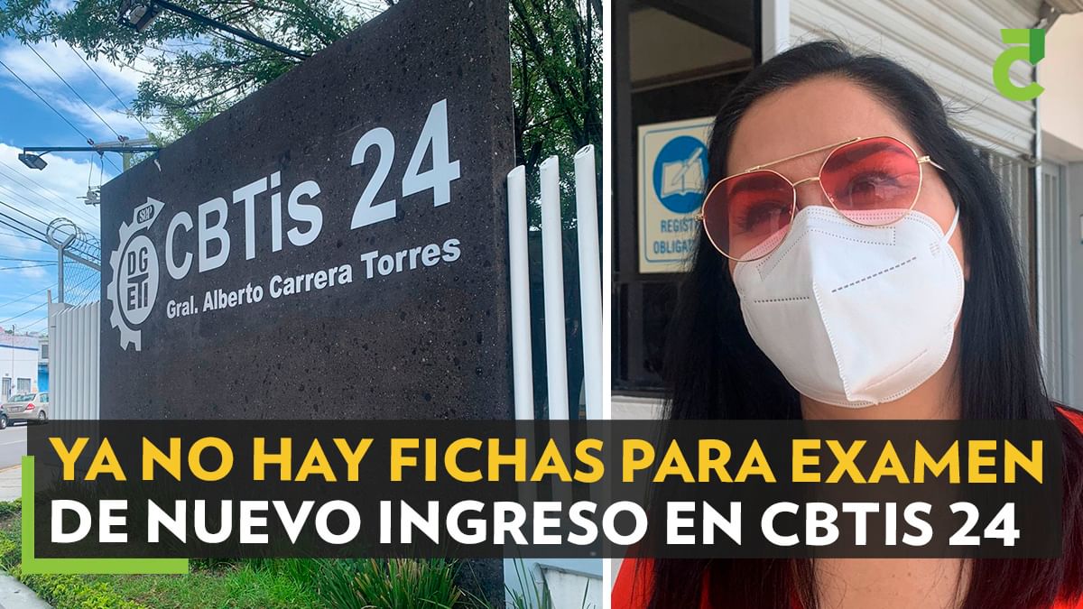 Ya no hay fichas para examen de nuevo ingreso en Cbtis 24