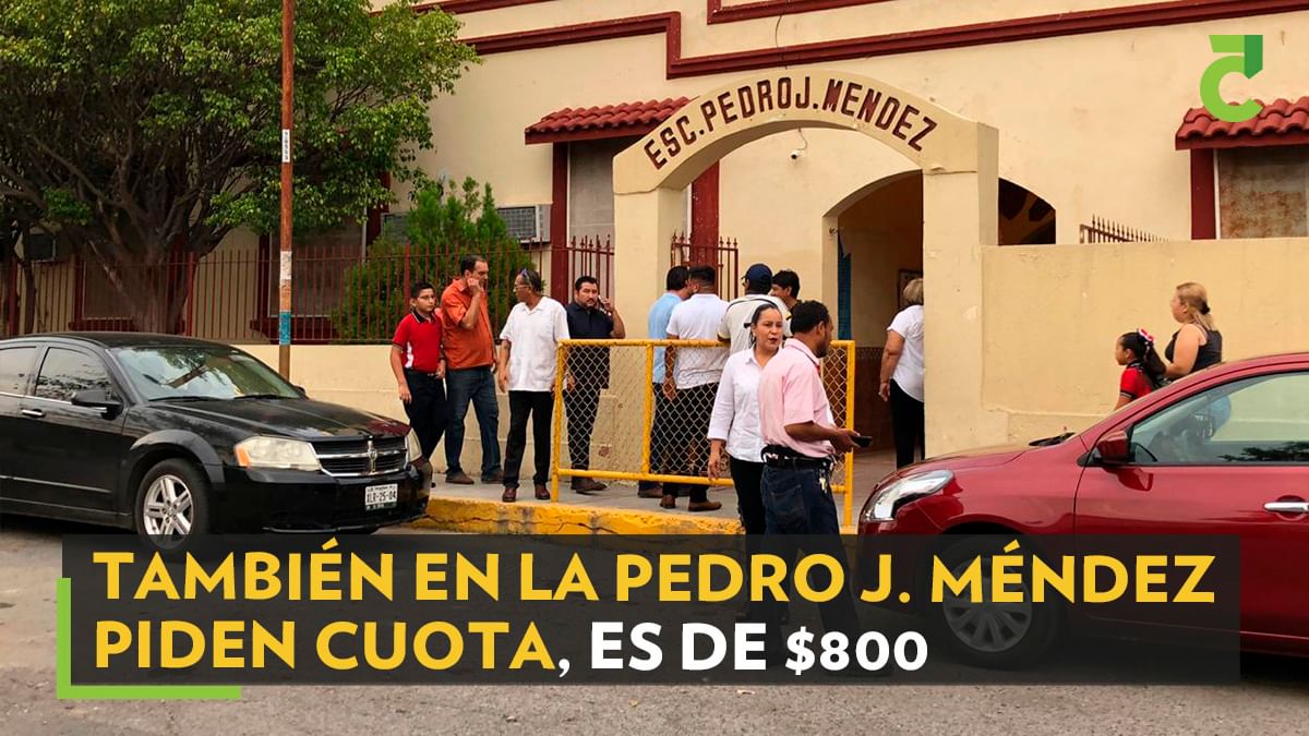 También en la Pedro J. Méndez piden cuota, es de $800