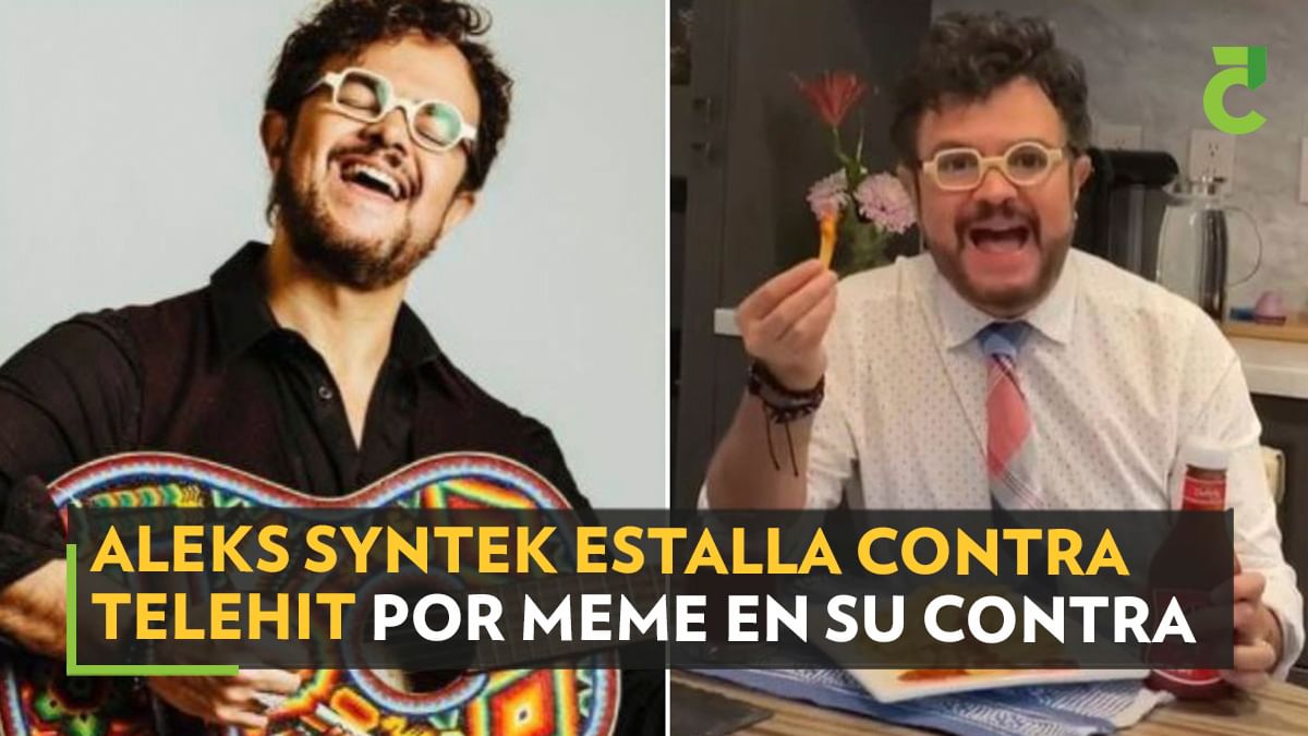 Aleks Syntek estalla contra Telehit por meme en su contra