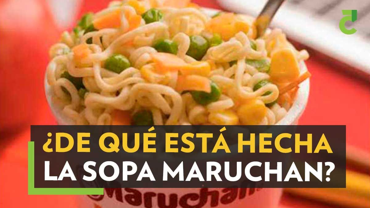 ¿De qué está hecha la sopa Maruchan?