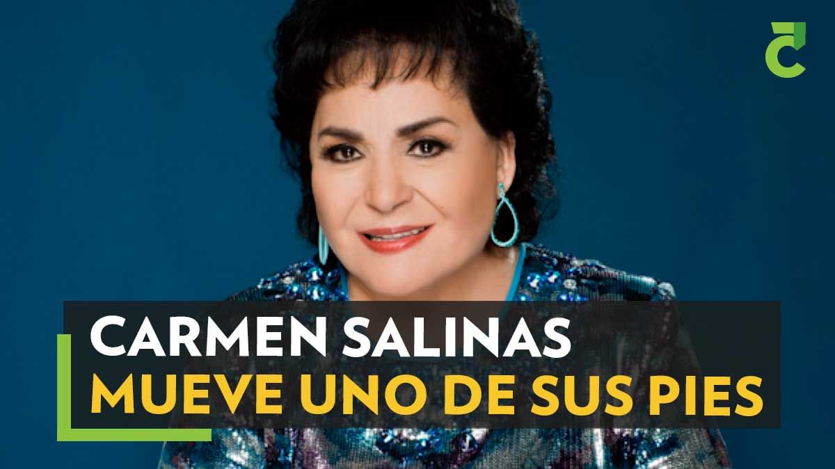 Carmen Salinas Mueve Uno De Sus Pies