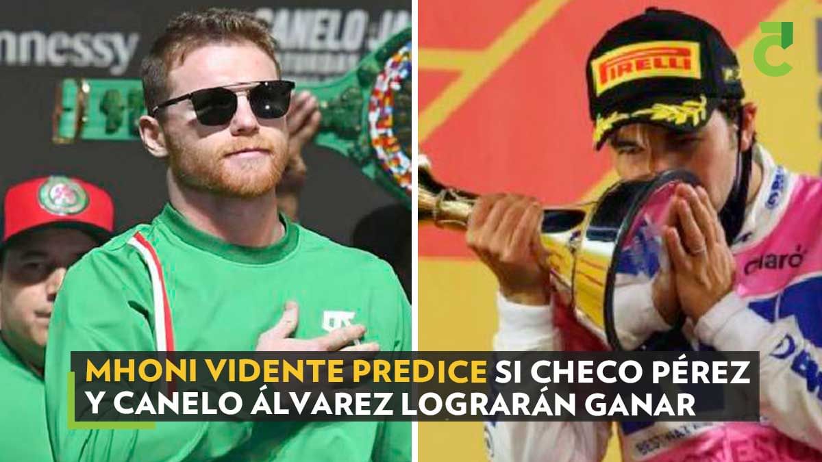 Mhoni Vidente predice si Checo Pérez y Canelo Álvarez lograrán ganar