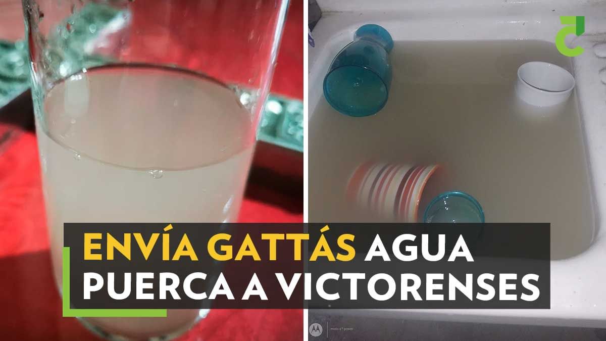 Envía Gattás agua puerca a victorenses