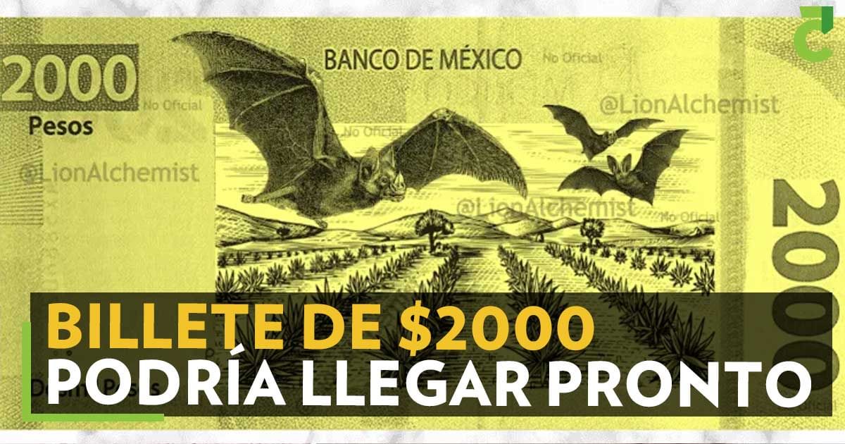 Billete de $2000 podría llegar pronto