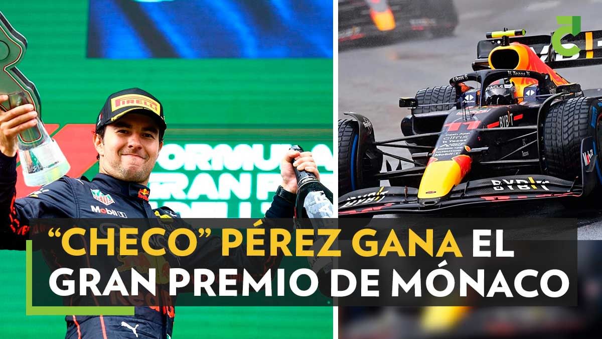 Sergio “Checo” Pérez gana el Gran Premio de Mónaco