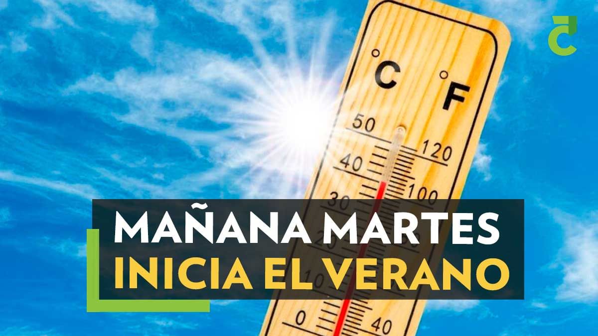 Mañana martes inicia el verano