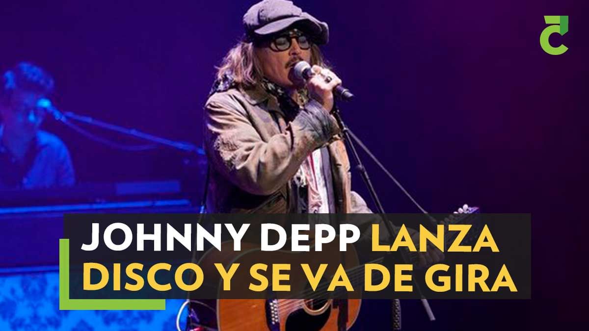 Johnny Depp lanza disco y se va de gira