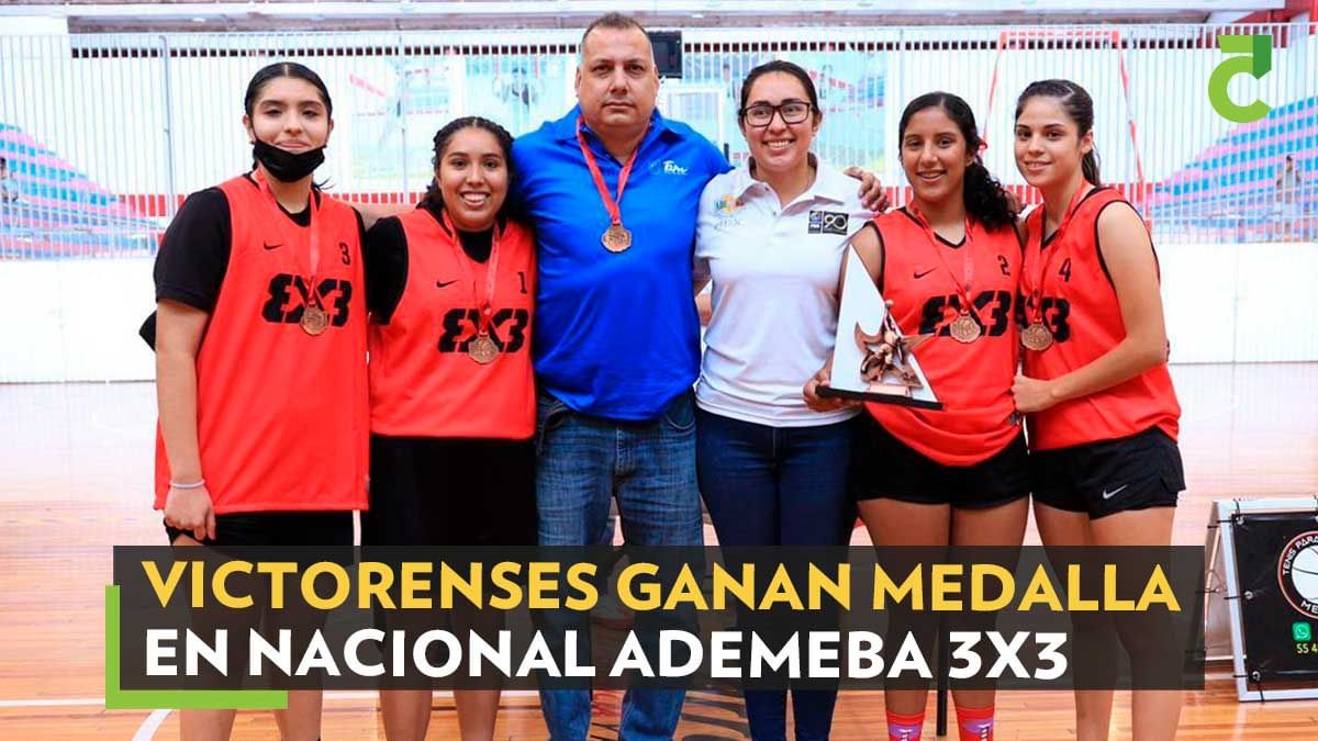 Victorenses ganan medalla en Nacional ADEMEBA 3x3